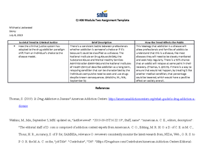 IDS 402 1-2 - Assignment information - Michaela Lockwood SNHU IDS 402 June 30, 2023 1-2 Activity ...