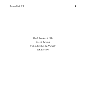 HIM 360 Module Four Summary Report document - HIM 360 Module Four Audit ...
