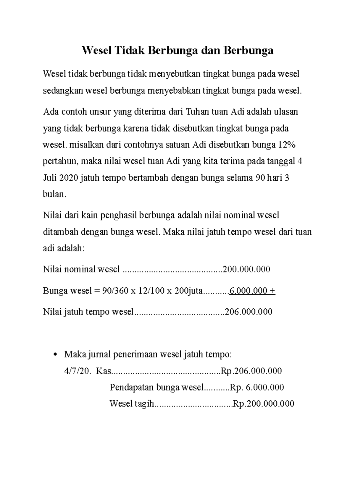 Notes-Wesel berbunga dan Tidak berbunga - Wesel Tidak Berbunga dan ...