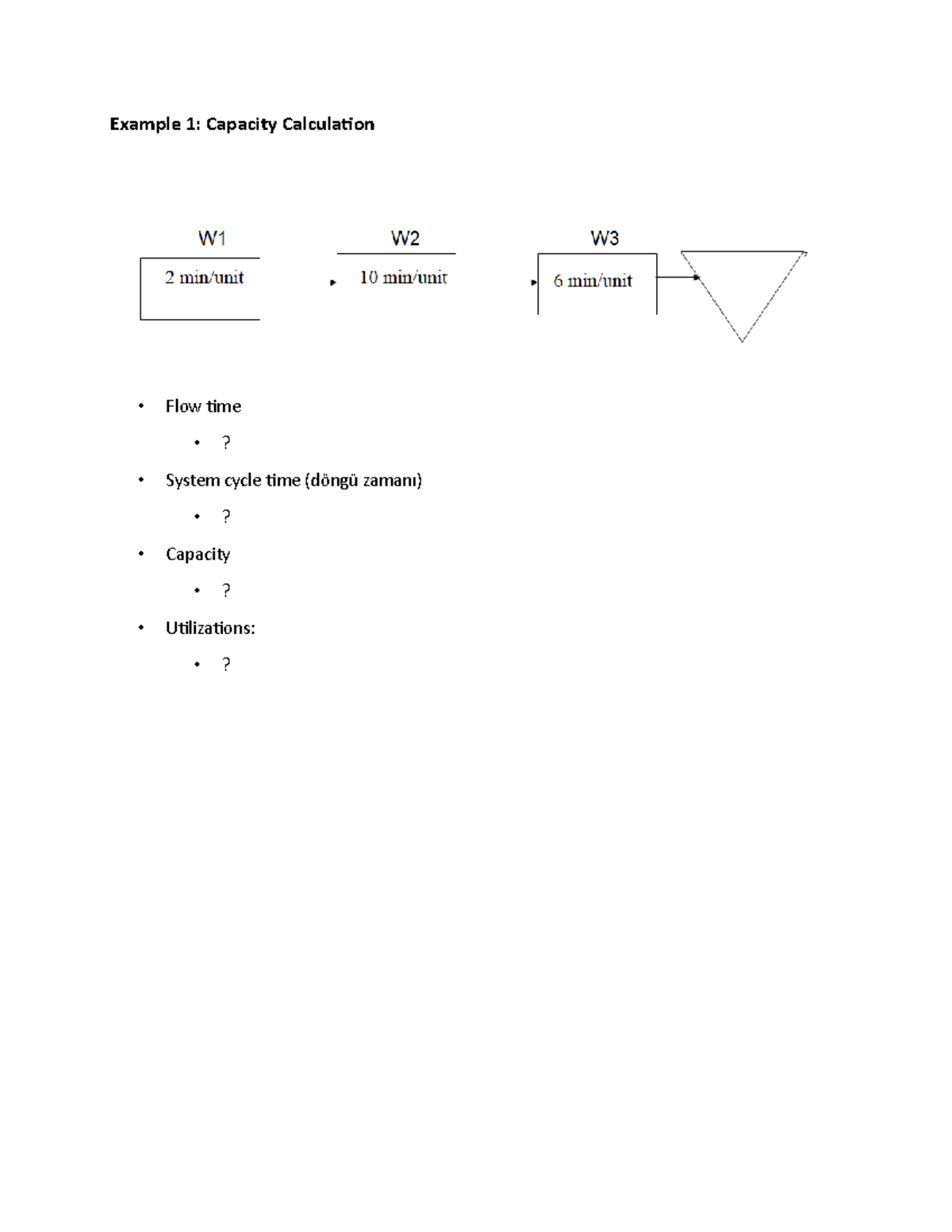 Lecture-Capacity Analysis Problems - Example 1: Capacity Calculation ...