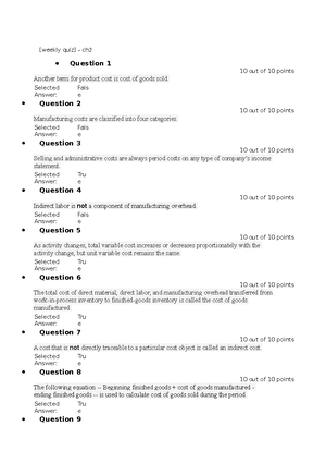 Hilton 11e Chap002 PPT - Managerial Accounting - Basic Cost Management ...