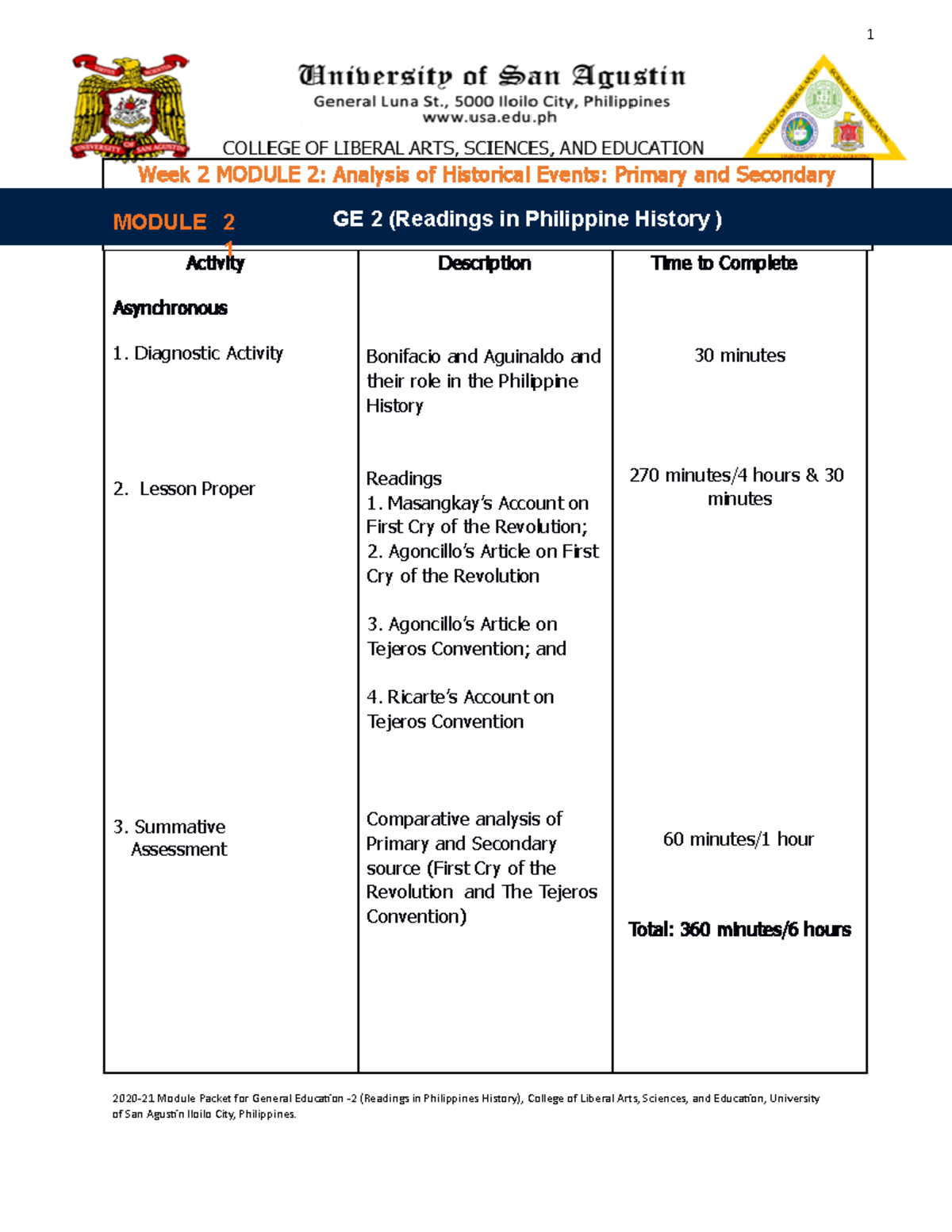 Module 2 - Student s Copy(18) - Week 2 MODULE 2 : Analysis of ...