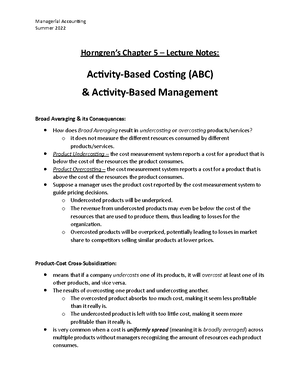 Kill Assignment #4 - ABC Systems - Summer 2022 Assignment Horngren ...