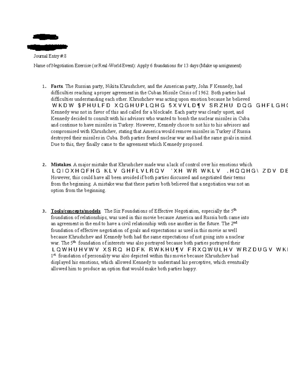 Journal Entry 8 - Divyaa Sarin Date: 3/30/ Journal Entry #: Name of ...