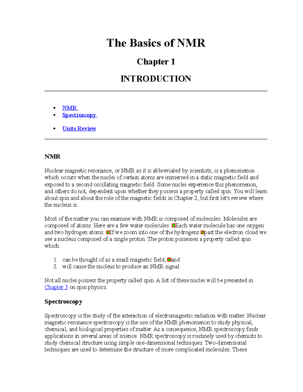 The Basics of NMR - biophysics - The Basics of NMR Chapter 1 ...