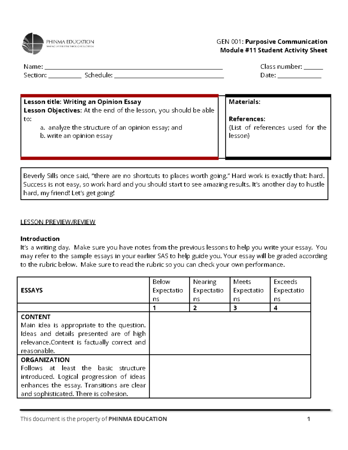 GEN 001 SAS#11 2324 - This file contains Questions about the following ...