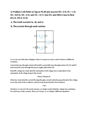 A01 solved exercises.pdf - Problem 2. The units for voltage, current, and resistance are the ...