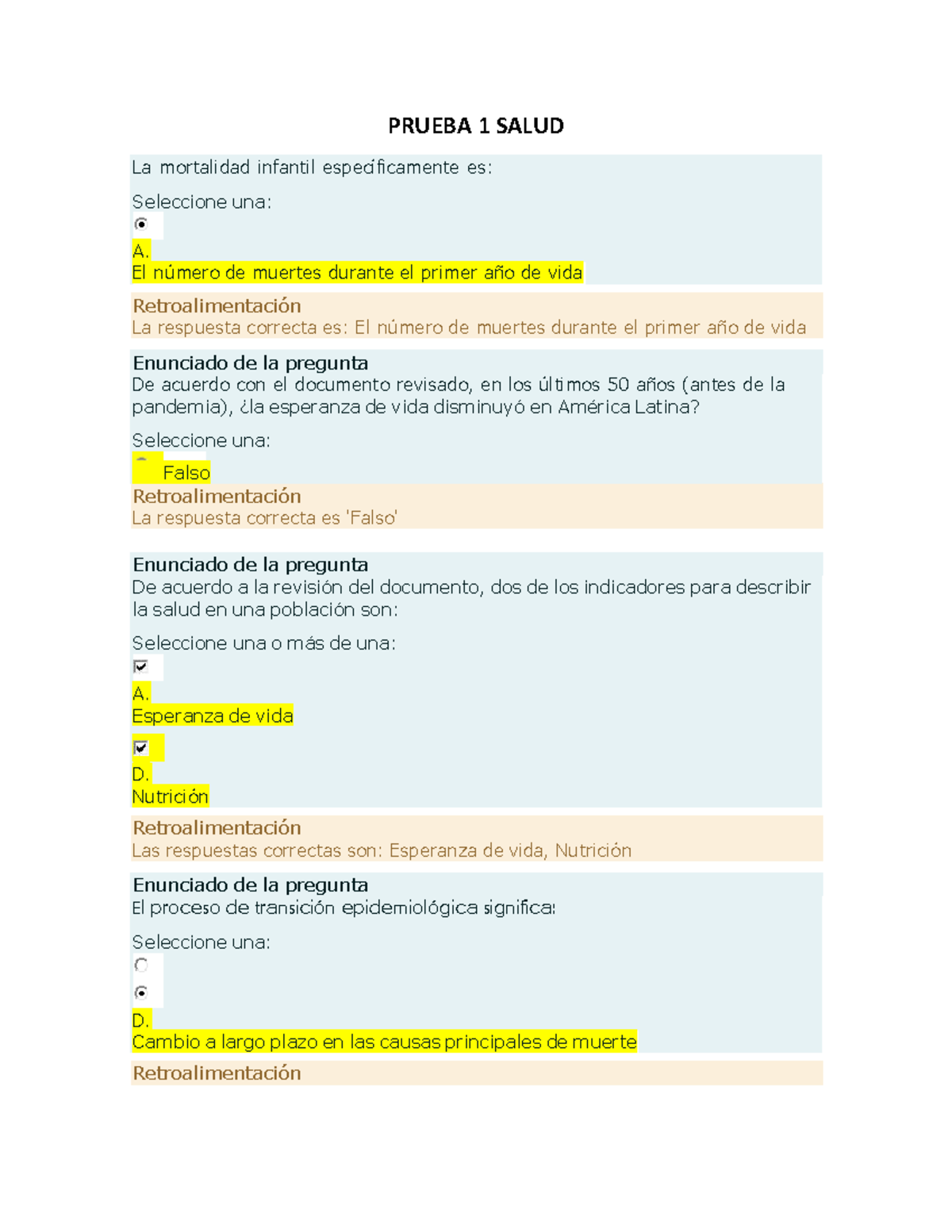Realidad repaso para examen, pruebas del semestre - PRUEBA 1 SALUD ...