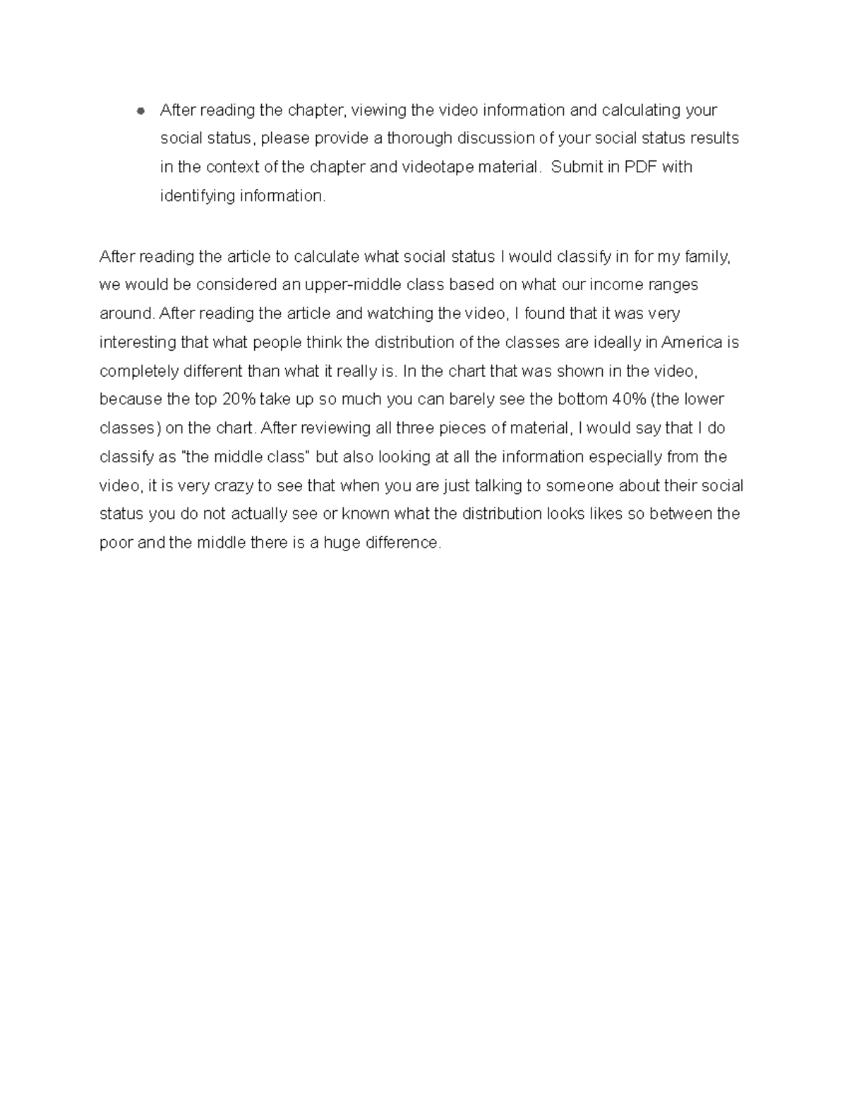 Moduel 12 essay Assignment - After reading the chapter, viewing the ...