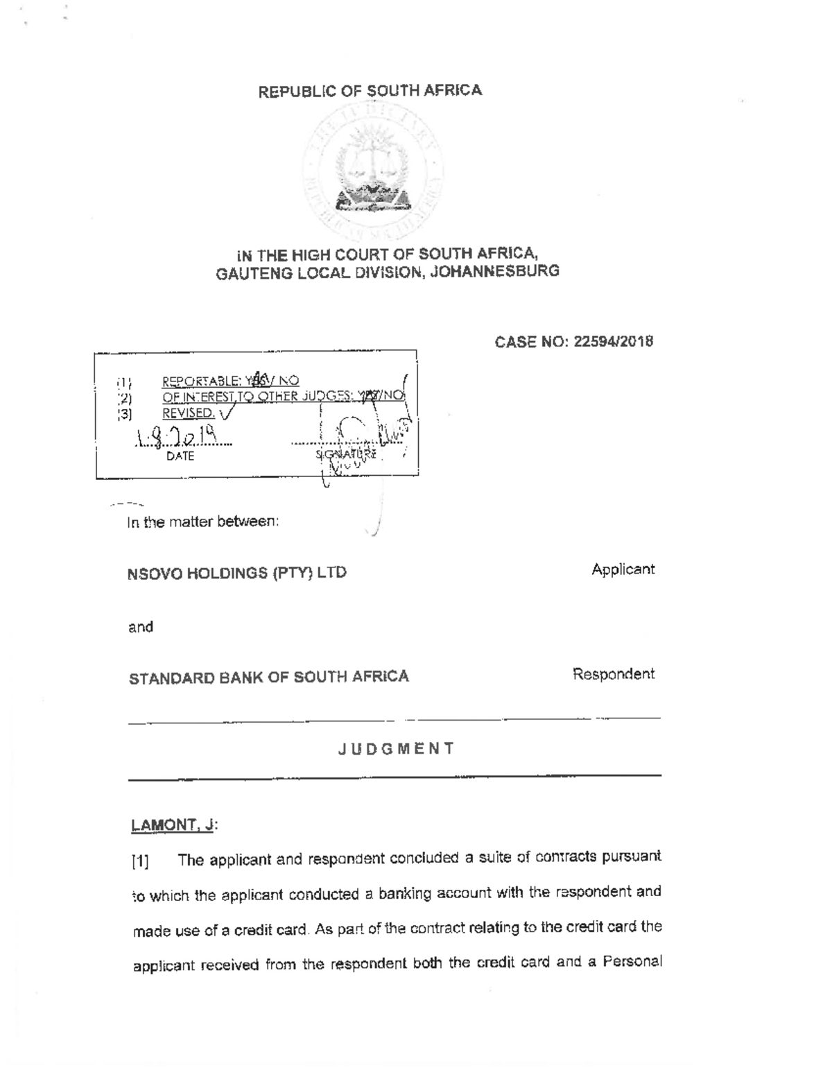 321 - Case law - CSL2601 - Studocu
