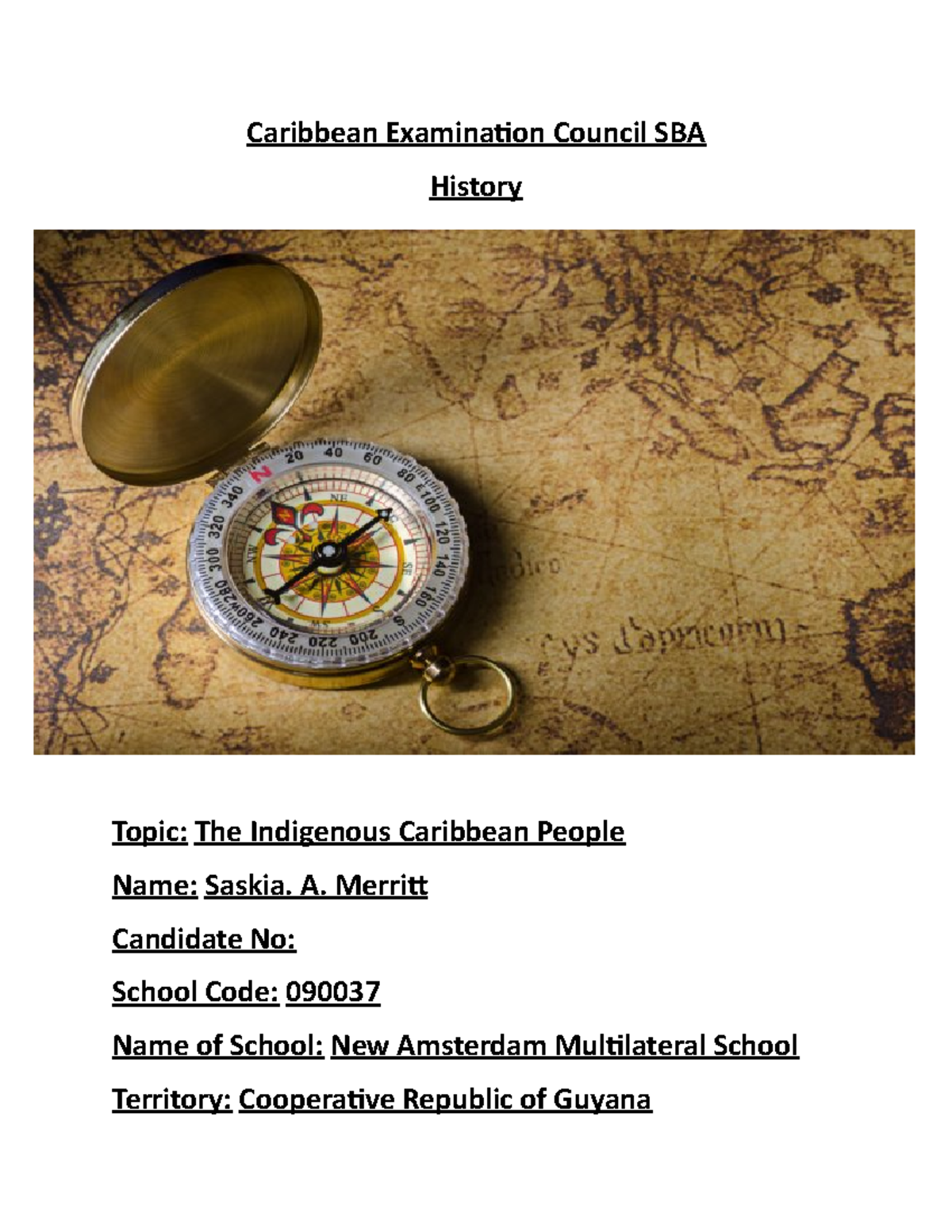 History SBA-1or grade 11 students - Ais - Studocu