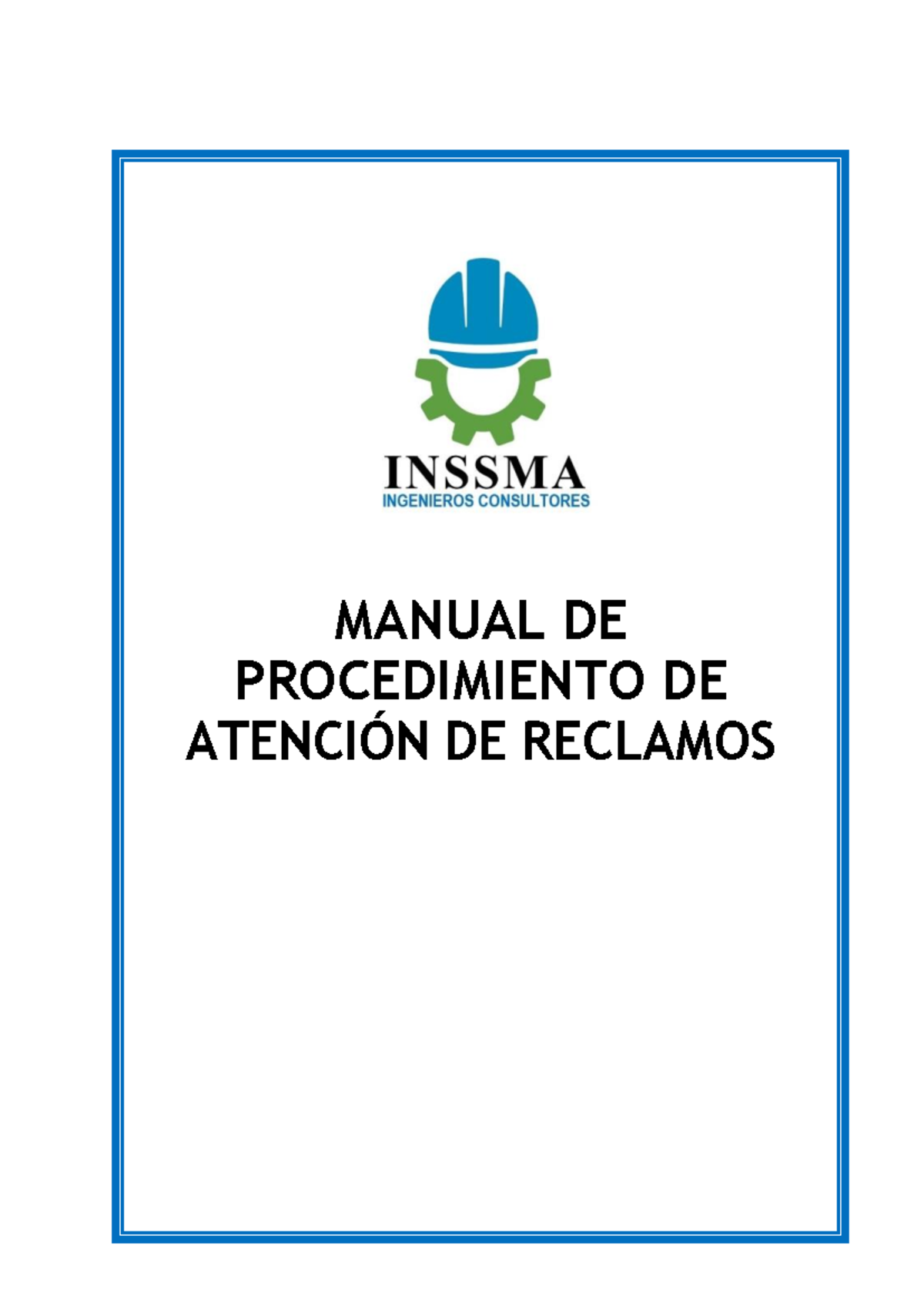 Procedimiento DE Reclamos - MANUAL DE PROCEDIMIENTO DE ATENCIÓN DE ...