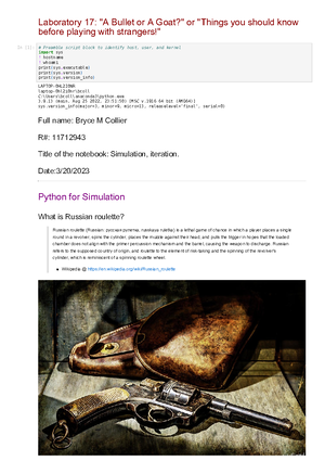 Lab27 - here is the lab 27 - Laboratory 27: Linear Regression Full name ...