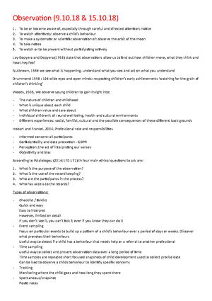 Ethical Guidelines of Observations - 10) BERA British Educational ...