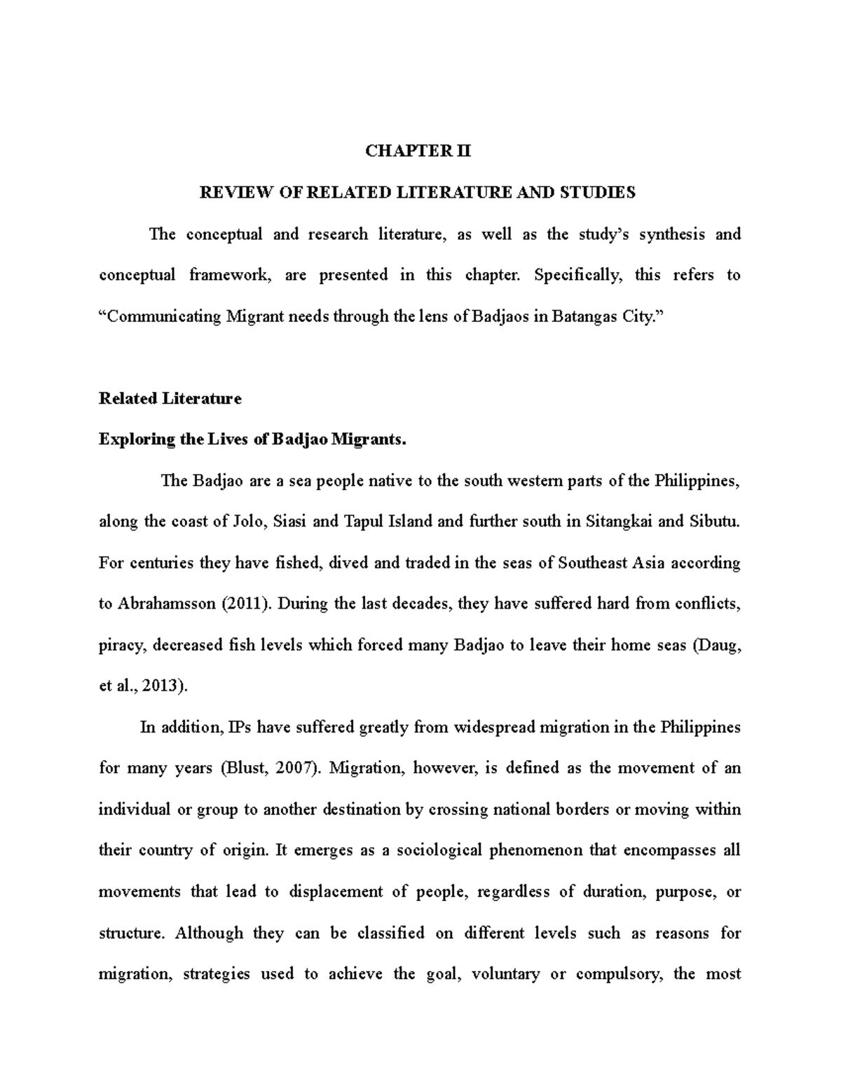 Chapter-2 - None - CHAPTER II REVIEW OF RELATED LITERATURE AND STUDIES ...