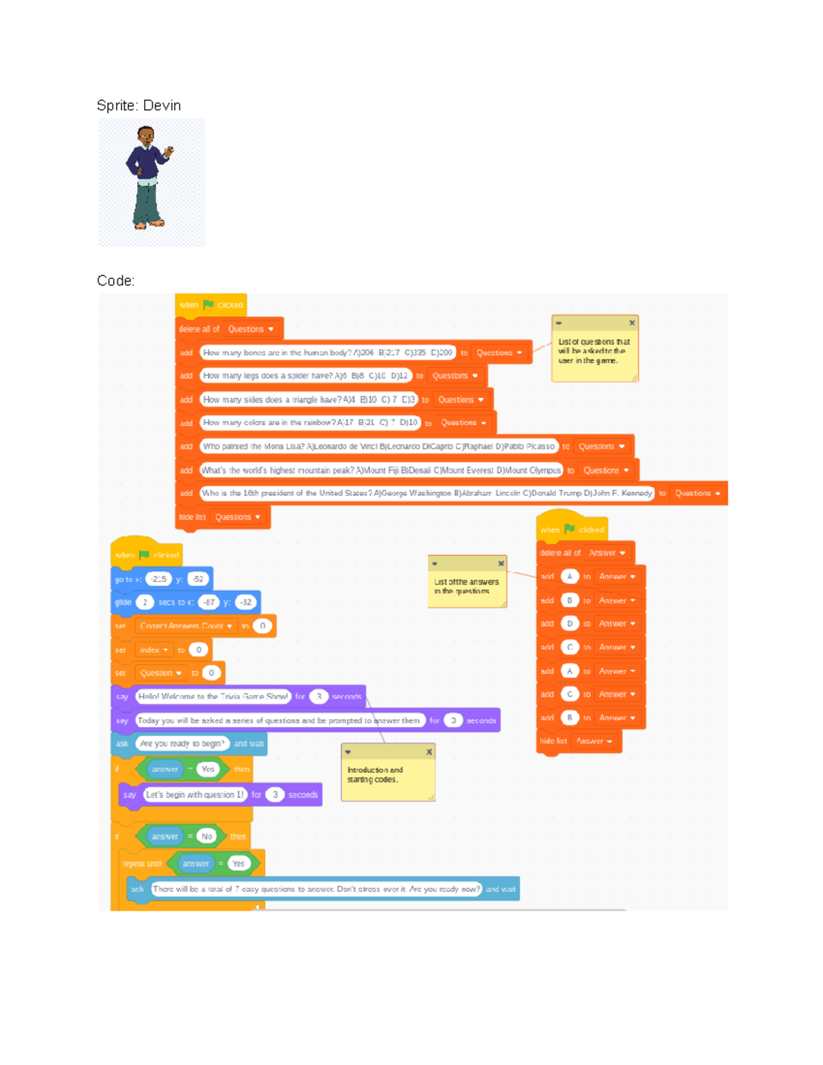 Code Program PDF - ednifow - Sprite: Devin Code: - Studocu