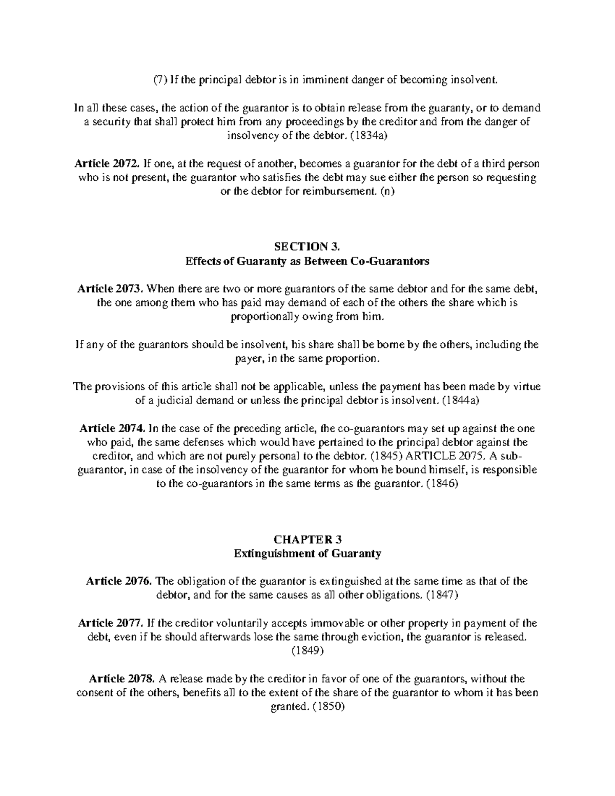 PHL50160-104 - n/a - (7) If the principal debtor is in imminent danger ...