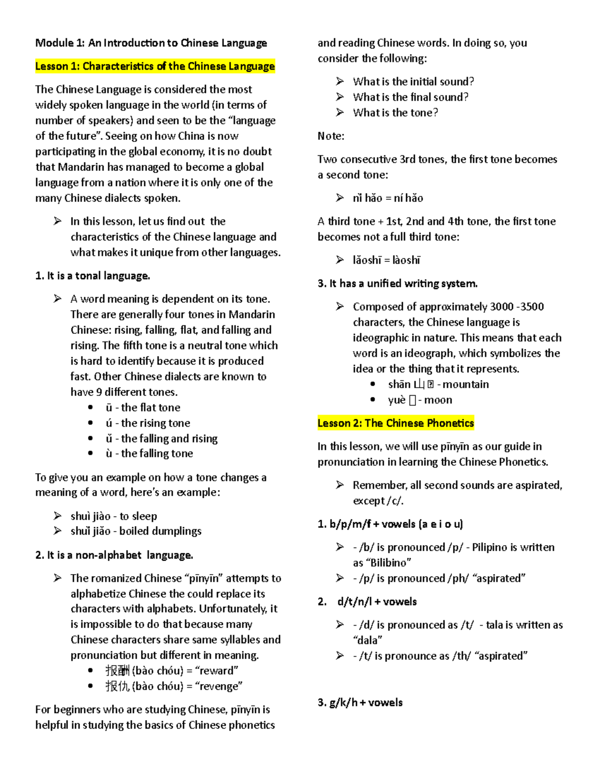 Basic-Foreign-Language - Foreign Language - Studocu