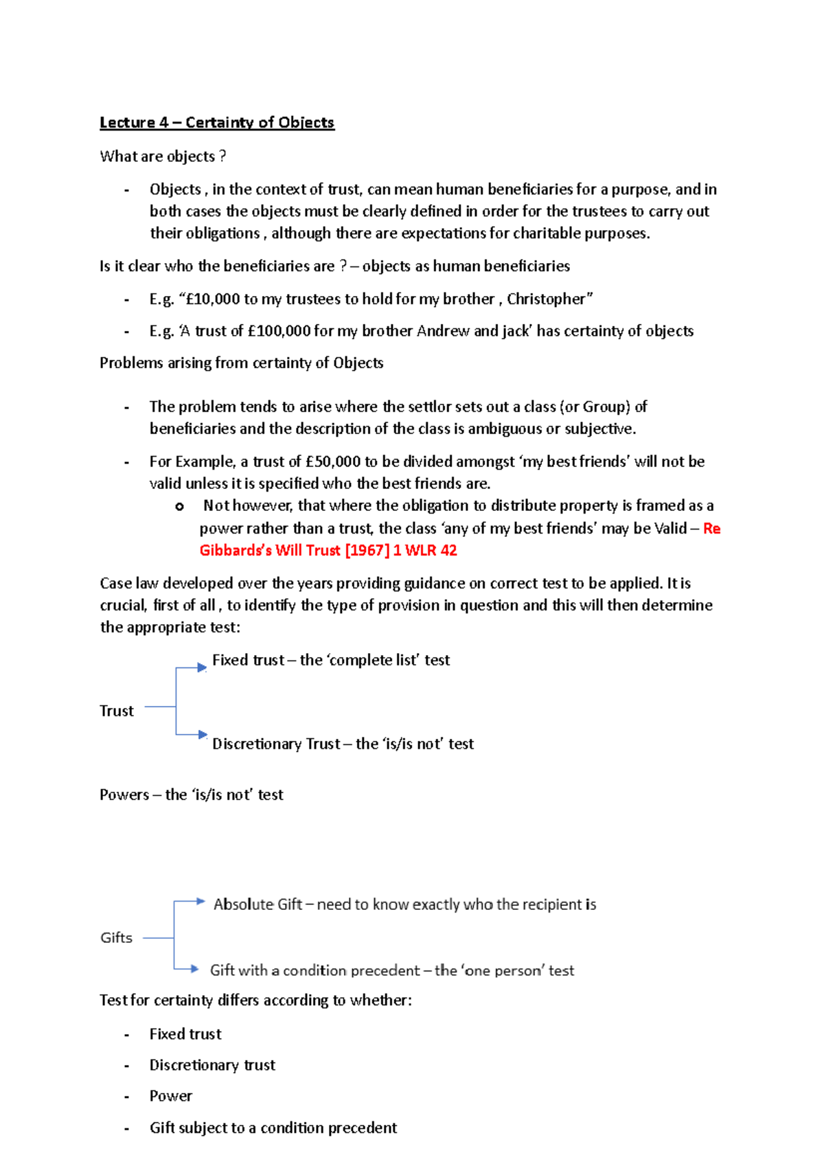 Chapter 4 Certainty of Objects - Lecture 4 – Certainty of Objects What are objects? Objects , in ...