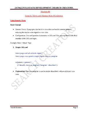21CS62 - FSD - ####### Page 01 of 02 Model Question Paper-1/2 with effect from 2021(CBCS Scheme ...