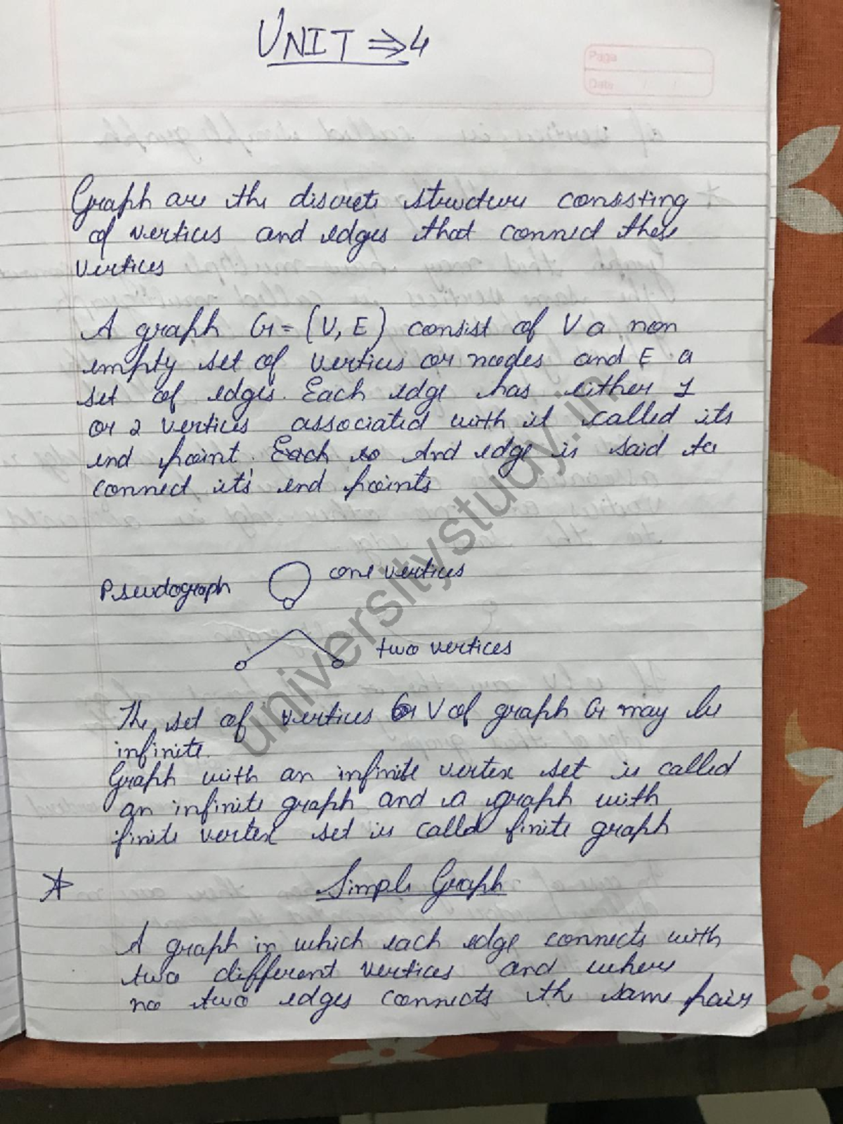 Graphs - graph theory - Discrete Mathematics - Studocu