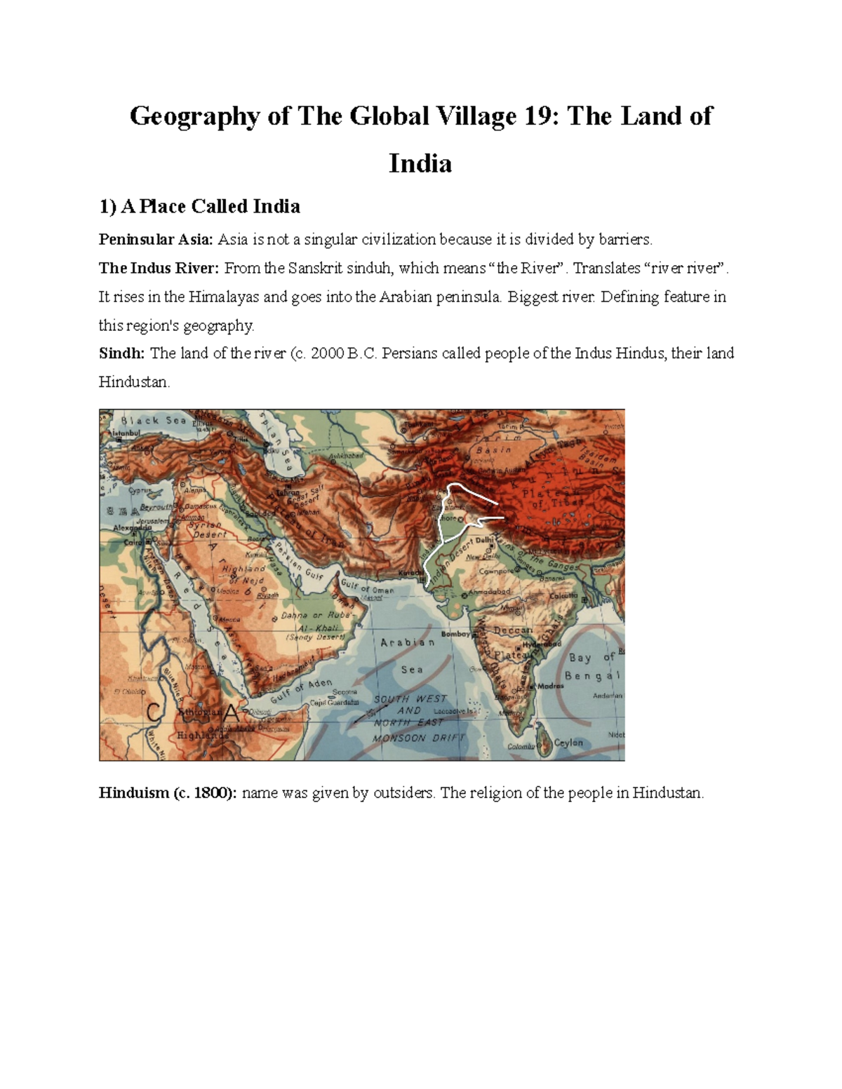 GEOG Lecture 19 - Jonathan smith - Geography of The Global Village 19 ...