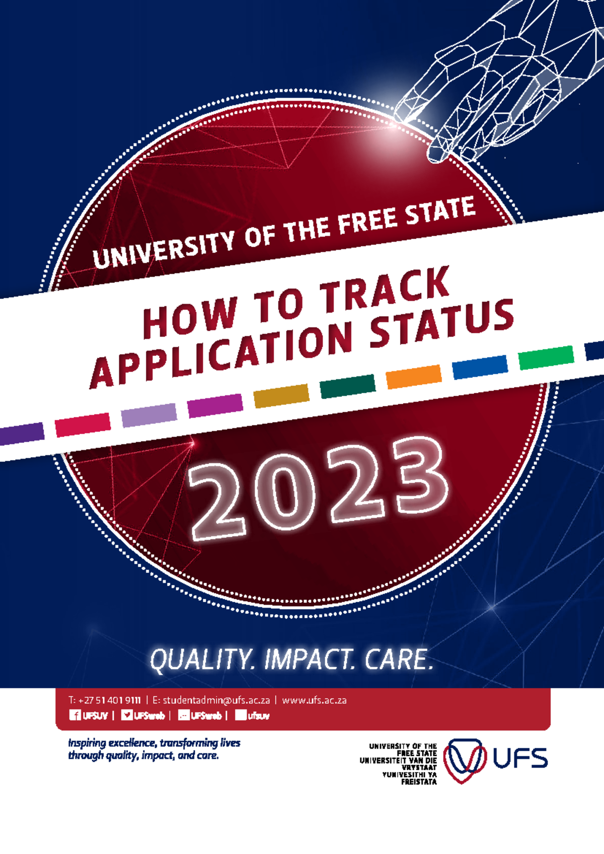 Track application status guide 2022 - UNIVERSITY OF THE FREE STATE HOW ...