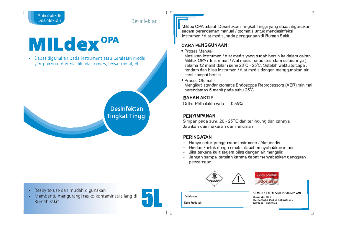 Mildex Opa - Sampel of design management - Proses Manual Masukan ...