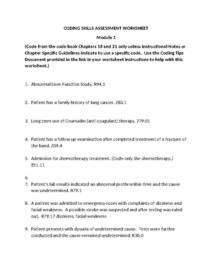 [Solved] If the documentation reads Epistaxis and headache and facial pain - ICD-CM Coding (HIM ...