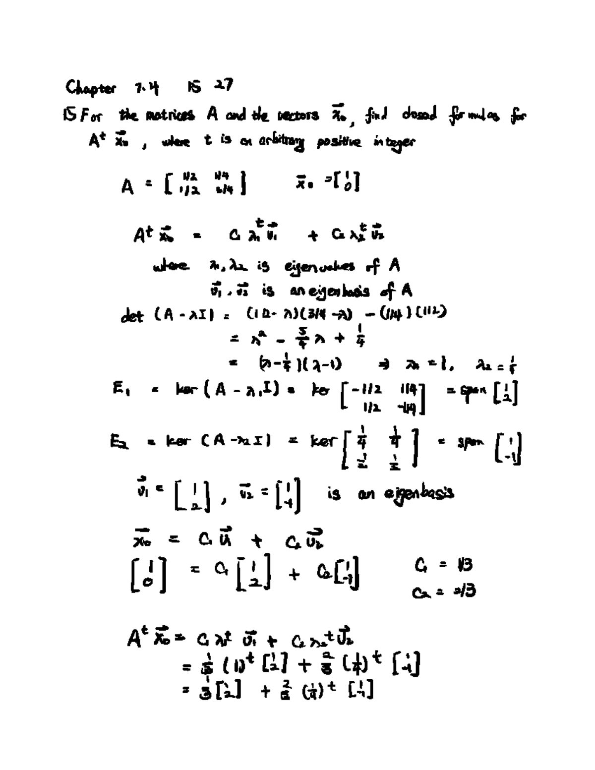 MATH2010 Assignments - Chapter 7. 15 27 5 For thematrices Aandthe ...