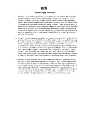 FIN 450 3-3 assignment - A in this class - FIN 450 3-3 Project Two ...