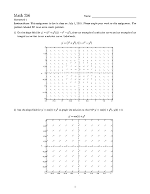 Mth 256 Summary of First-Order Techniques - MTH 256 - Studocu