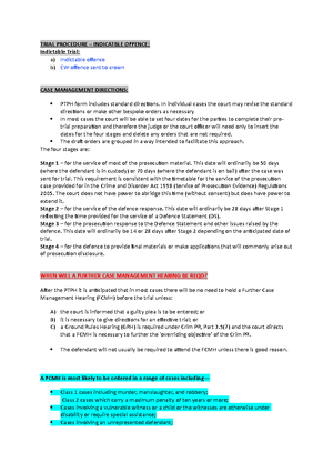 Code D PACE ID - Lecture notes 4 - THE LEGAL RESPONS to ID evidence ...
