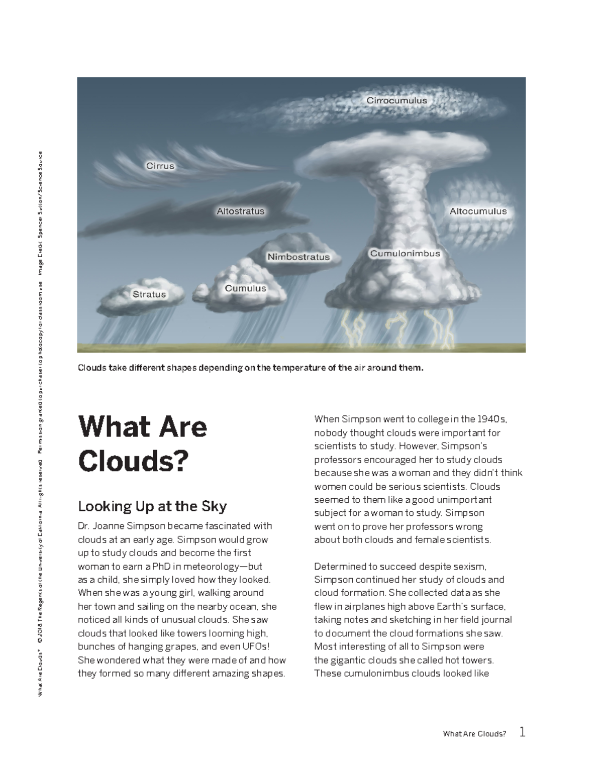 Printable article â€œWhat Are Clouds - What Are Clouds? What Are Clouds ...