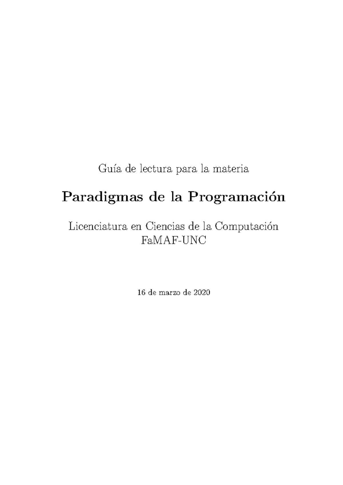 Apunte Paradigmas 2020 - Gu ́ıa de lectura para la materia Paradigmas ...