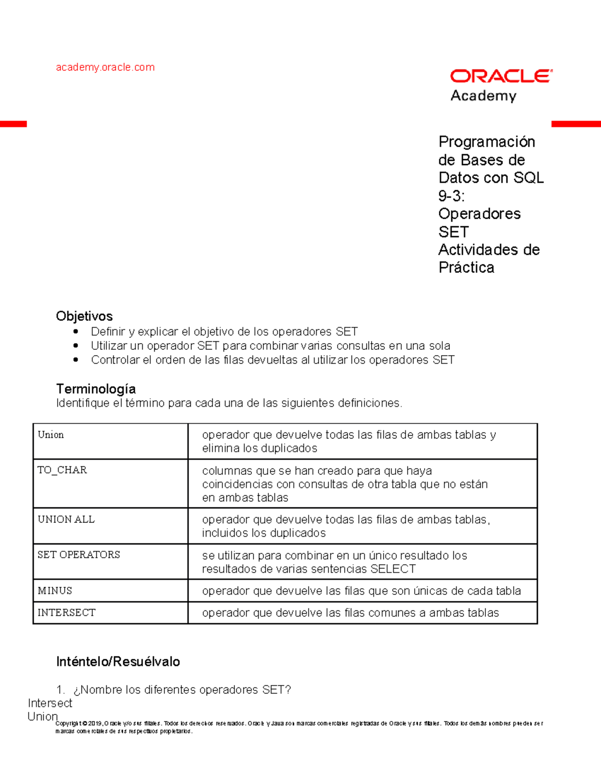 DP 9 3 Practi - Programación de Bases de Datos con SQL 9-3: Operadores ...