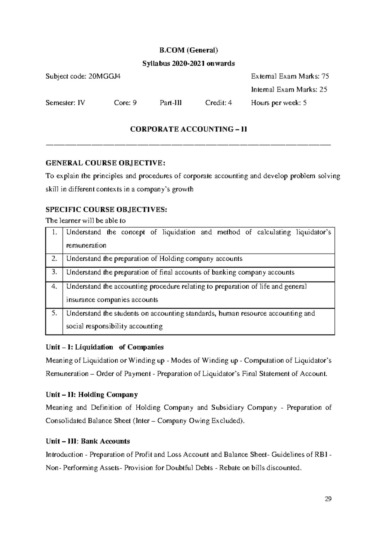 B.Com Syllabus Finalised as on 8-8-2021 - B (General) Syllabus 2020 ...
