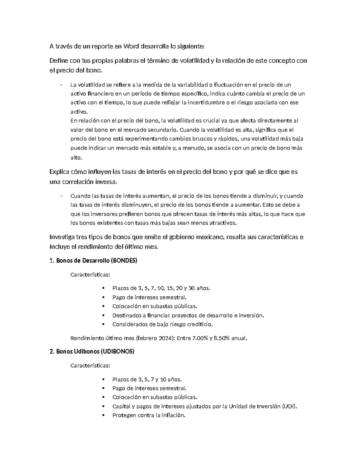 STU ACT 4 - A través de un reporte en Word desarrolla lo siguiente ...