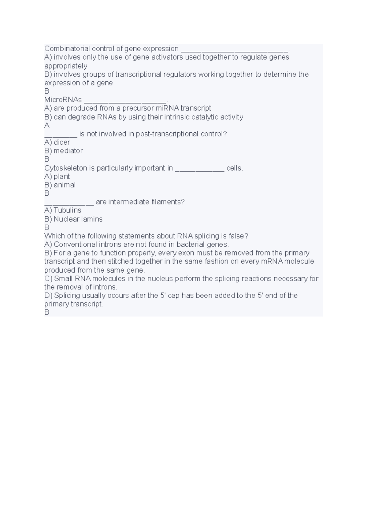 6 - Protein to Proteome - Combinatorial control of gene expression