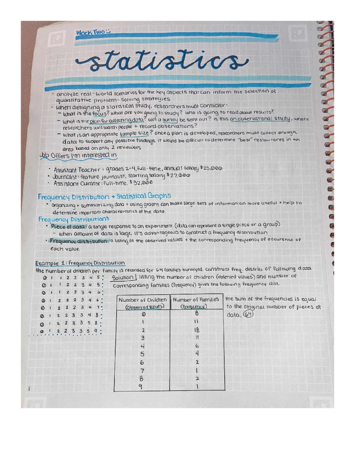 Module Two Notes - MAT-125 - Studocu