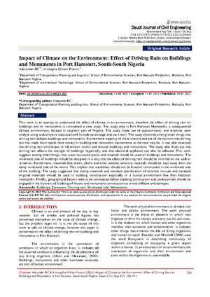 SJCE 67 184-1914 - Impact of Climate on the Environment - See ...