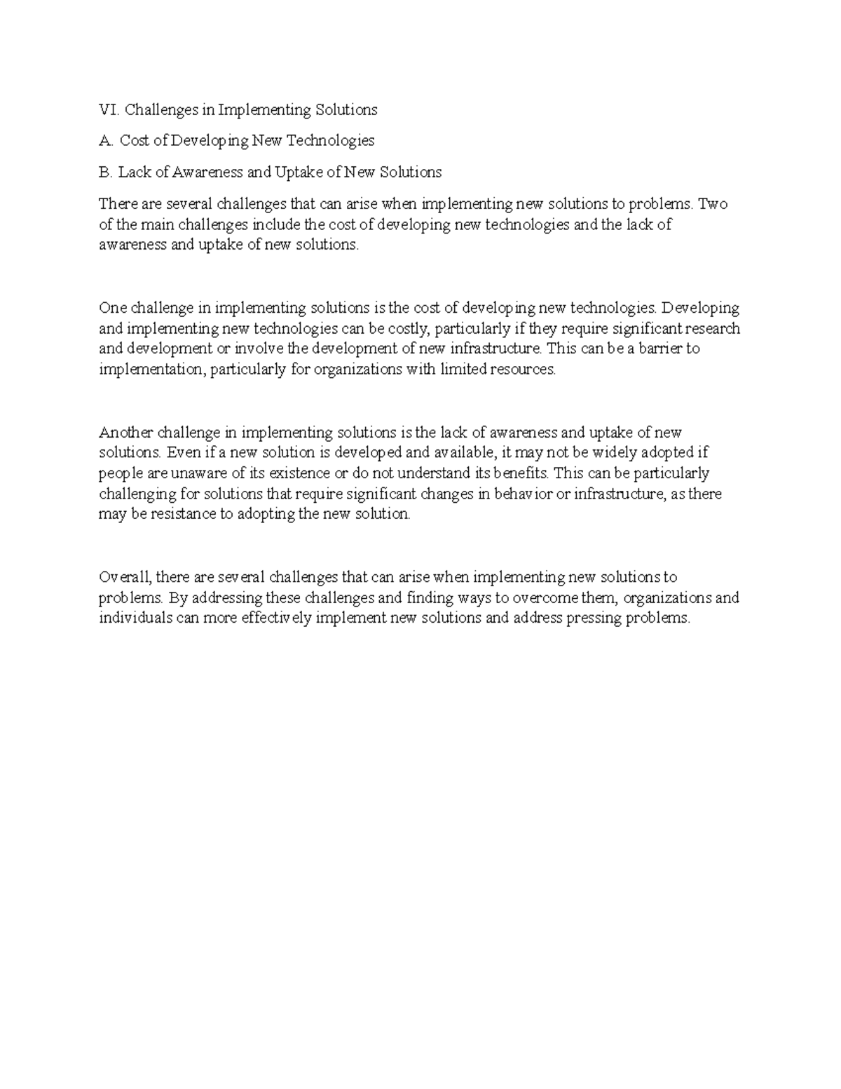 Problem Of Hidden Evidence 6 Vi Challenges In Implementing Solutions