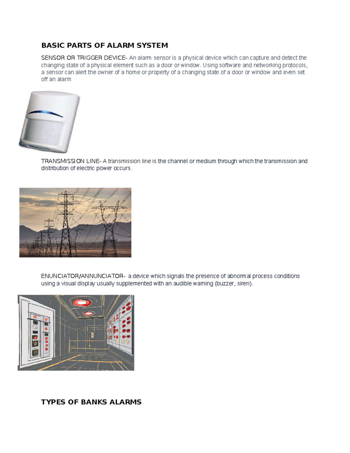 688540212 Basic Parts of Alarm System 2 - BASIC PARTS OF ALARM SYSTEM ...