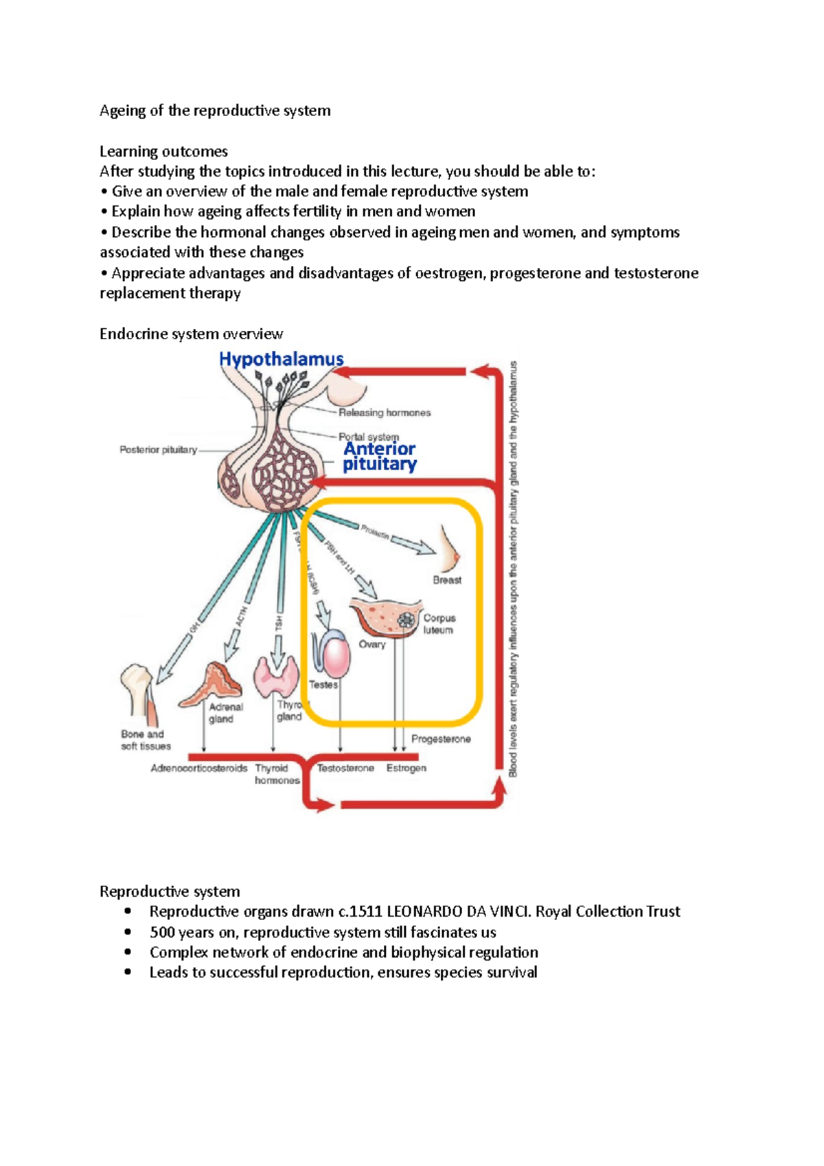Ageing of the reproductive system - Ageing of the reproductive system ...