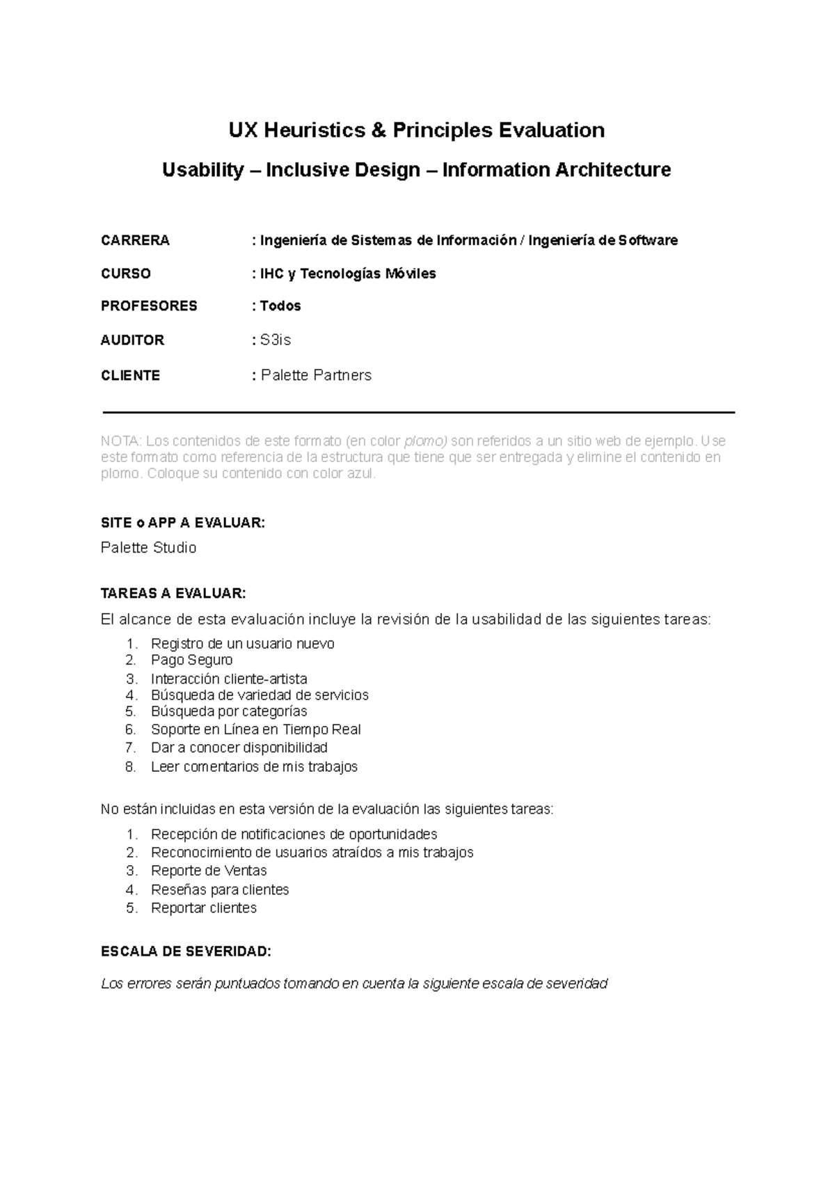 UX Heuristics & Principles Evaluation - UX Heuristics & Principles ...