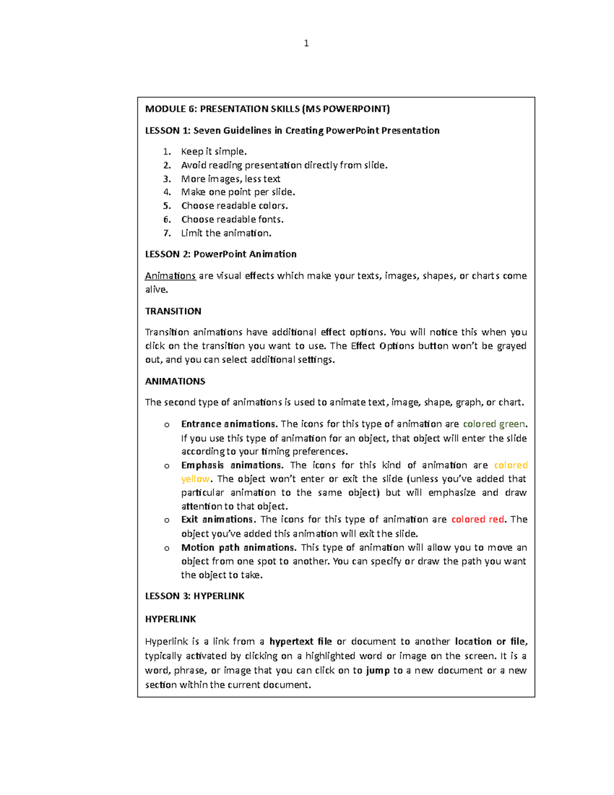 Etnotesmodule 6 - A LECTURE NOTES IN EMPOWERMENT TECHNOLOGY. MODULE 6 ...