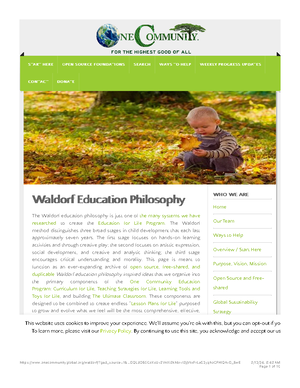 Waldorf Curriculum - Curriculum for the Preschool Years - Home | The ...