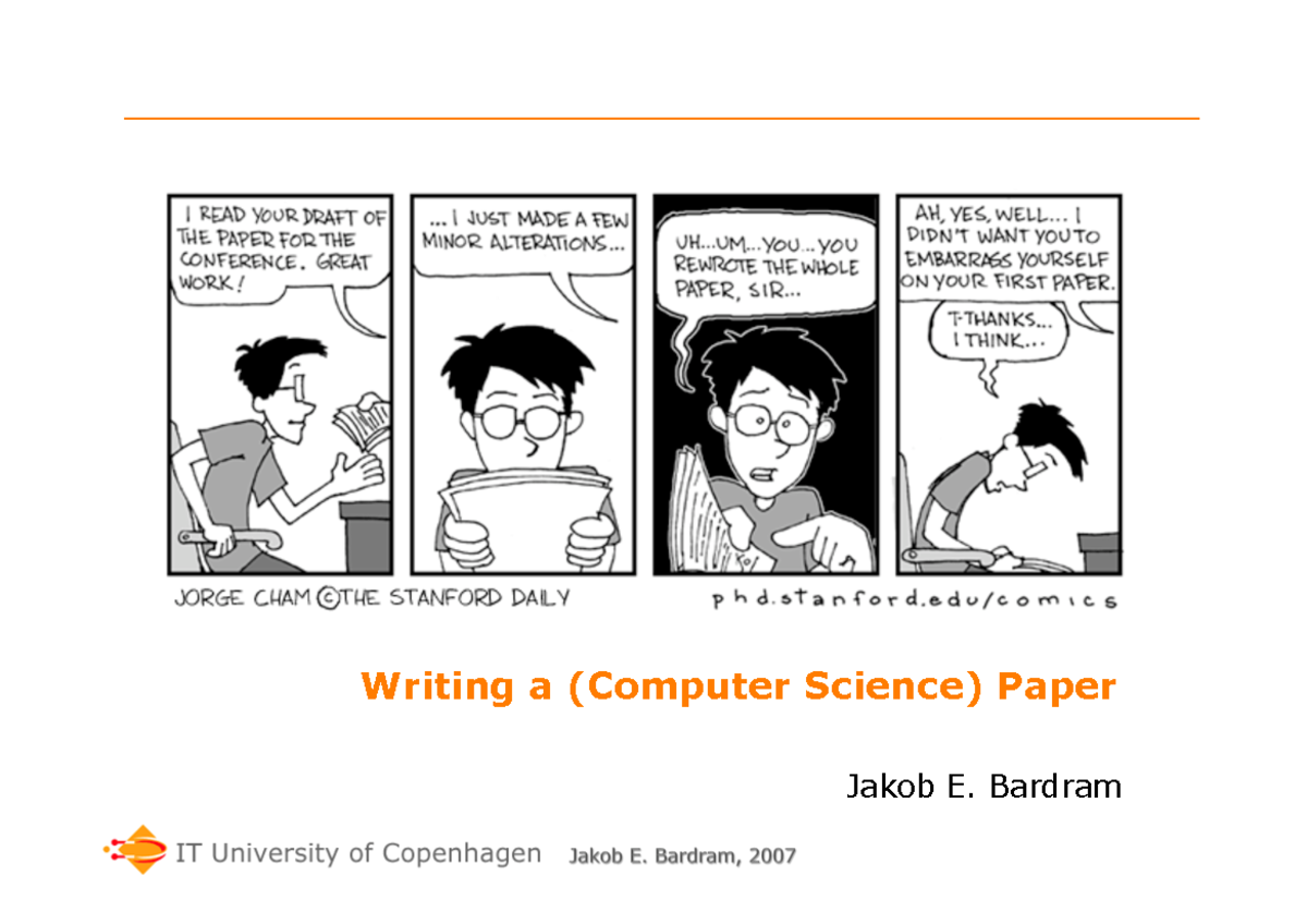 How to write a Computer Science Paper? - Writing a (Computer Science ...