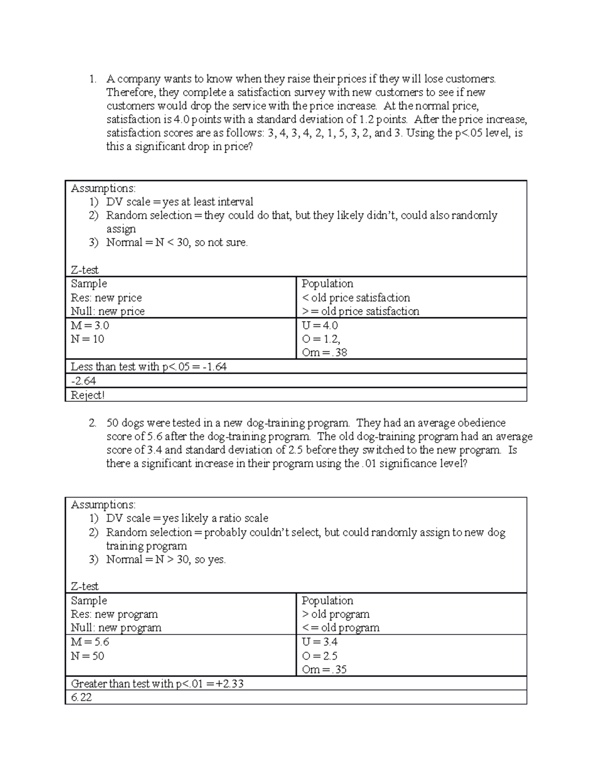 Psy 3500 Chapter 7 Worked A Company Wants To Know When They Raise