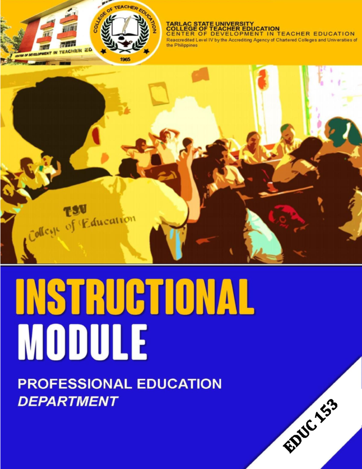 EDUC 153- Module II - About teaching - TSU VMGO VISION Tarlac State ...